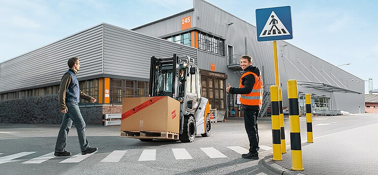 Gabelstapler und Straßenverkehr | STILL Deutschland