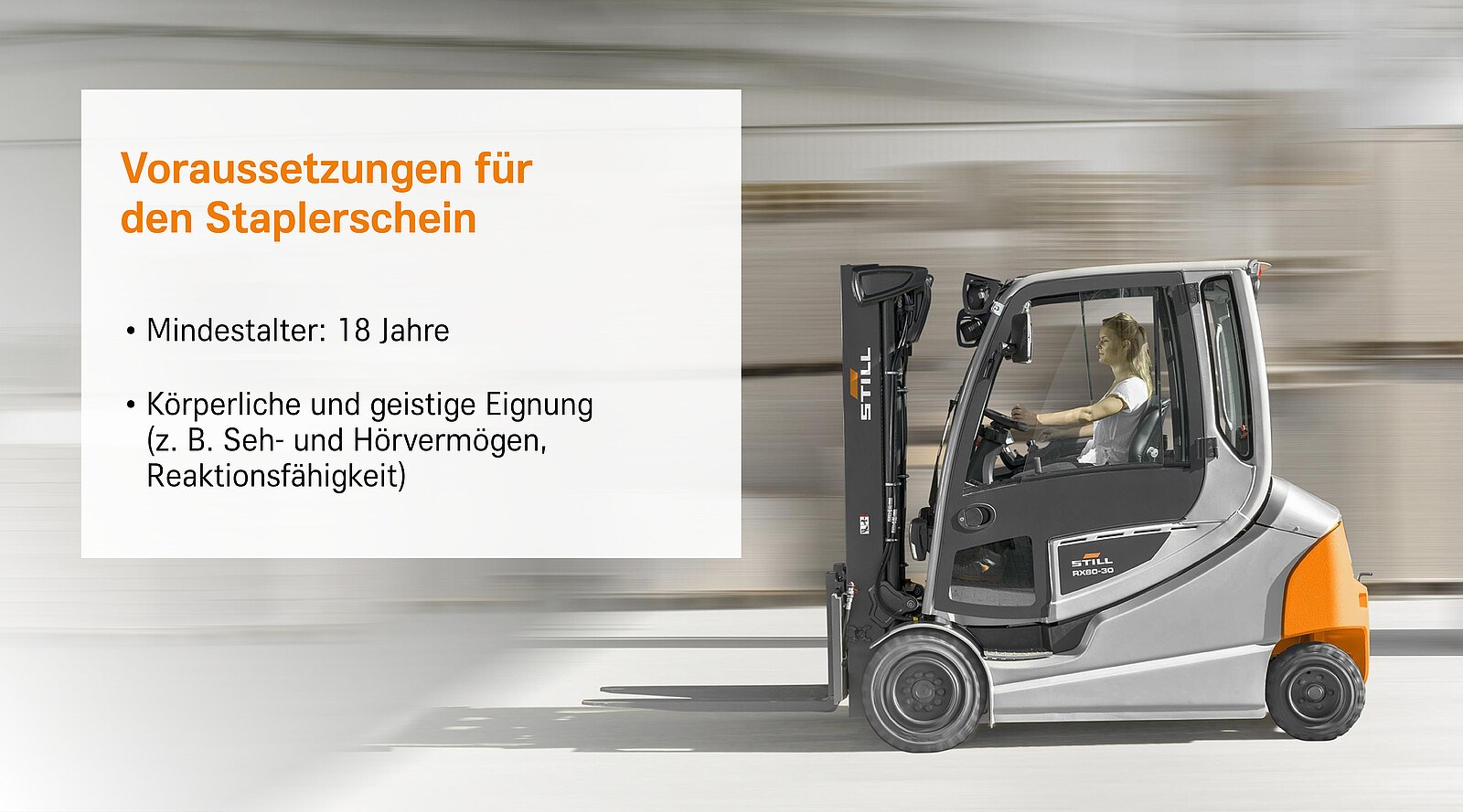 Staplerschein: Regeln & Voraussetzungen | STILL Deutschland